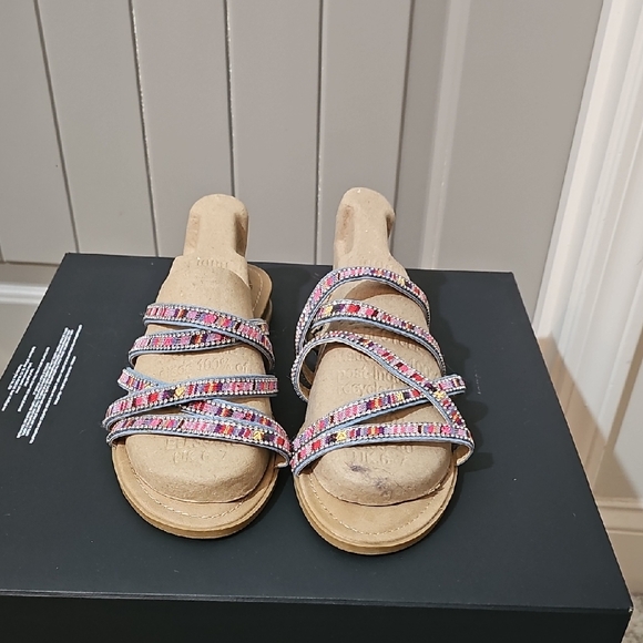 Jellypop | Shoes | Colorful Strappy Embellished Womens Sandals | Poshmark
